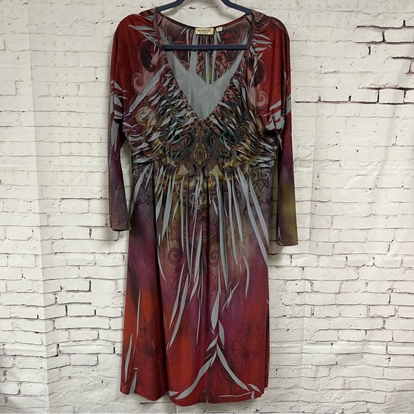 ONE WORLD | Dresses | Vintage Size Large One World Sublimation Long ...